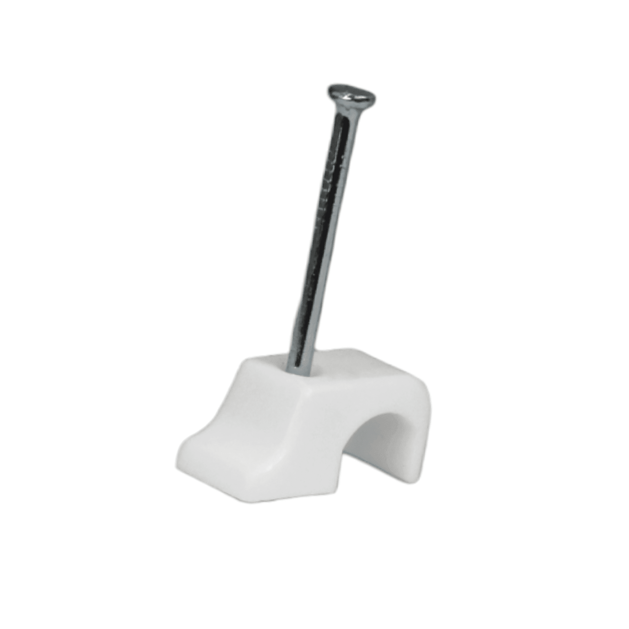 Grampa Cordon y Cables Redondos 9mm Bl 100Un Blanco | Ferrelectrica ...