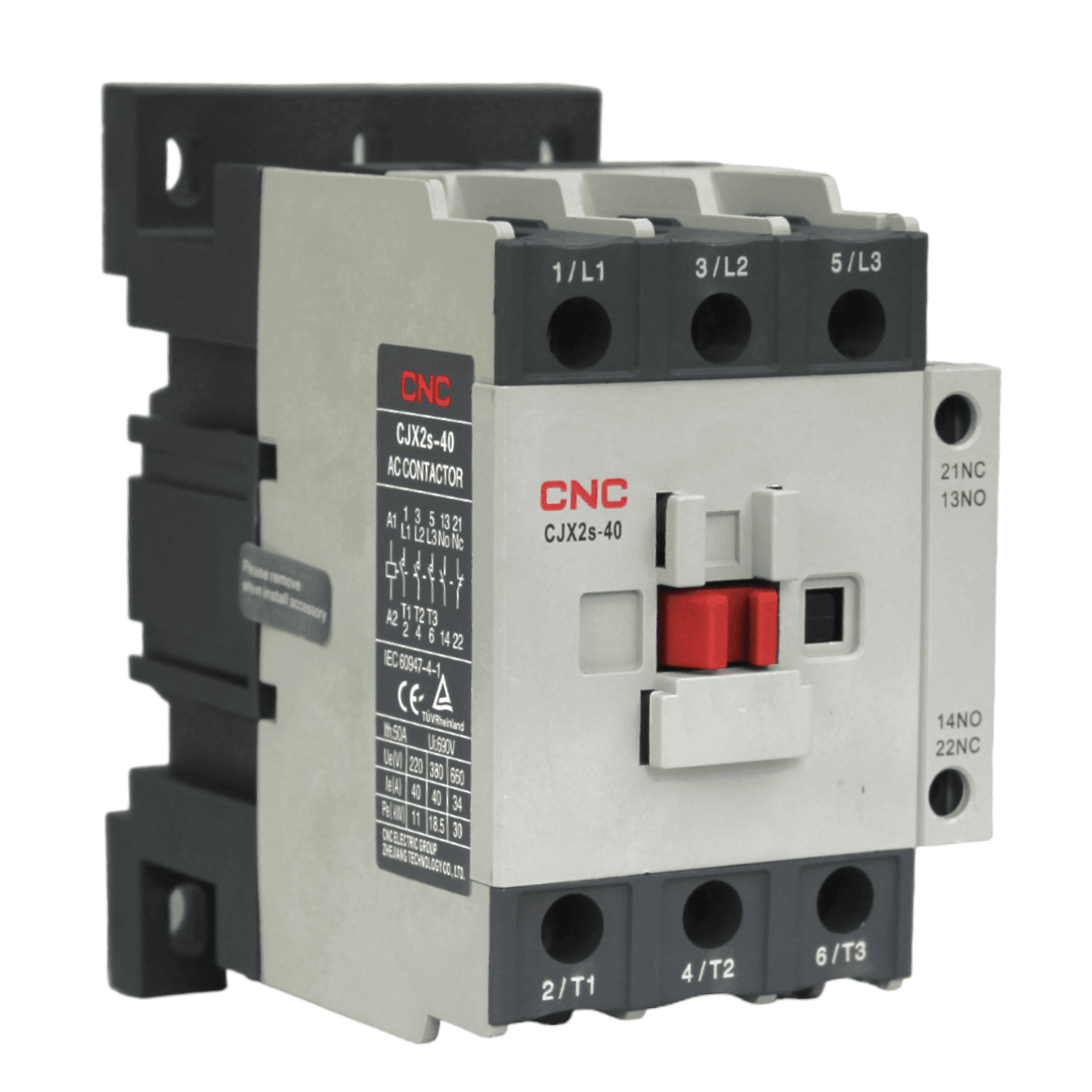 Contactor CJX2s 40A bobina 220V 1NO 1NC | Ferrelectrica Materiales ...