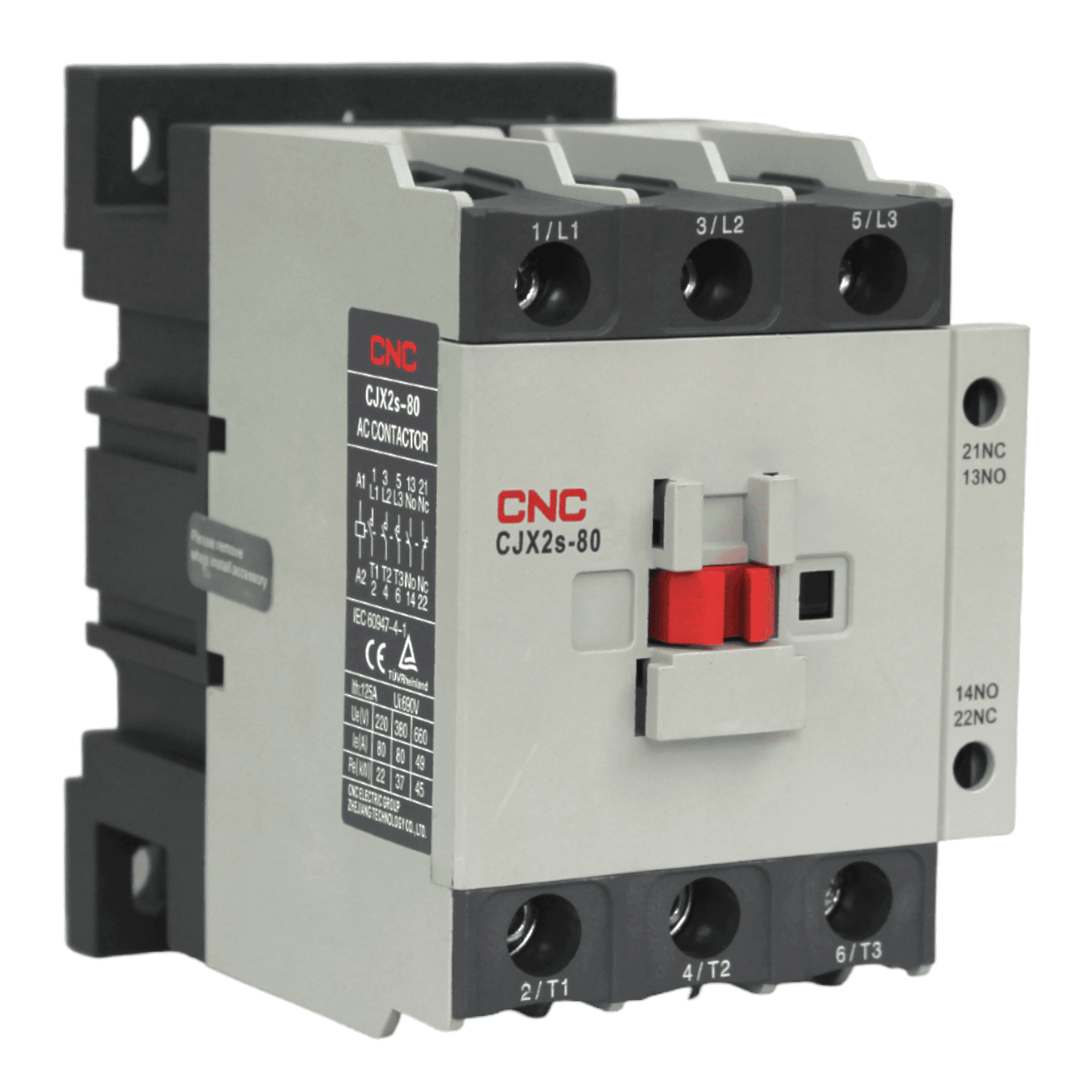 Contactor CJX2s 80A bobina 220V 1NO 1NC | Ferrelectrica SPA