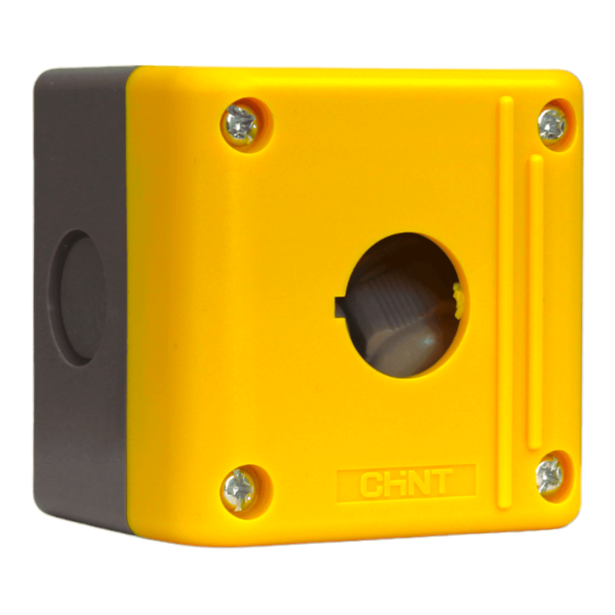 Caja 1 Perforacion PVC Autoextinguible IP54 Amarillo Chint ...