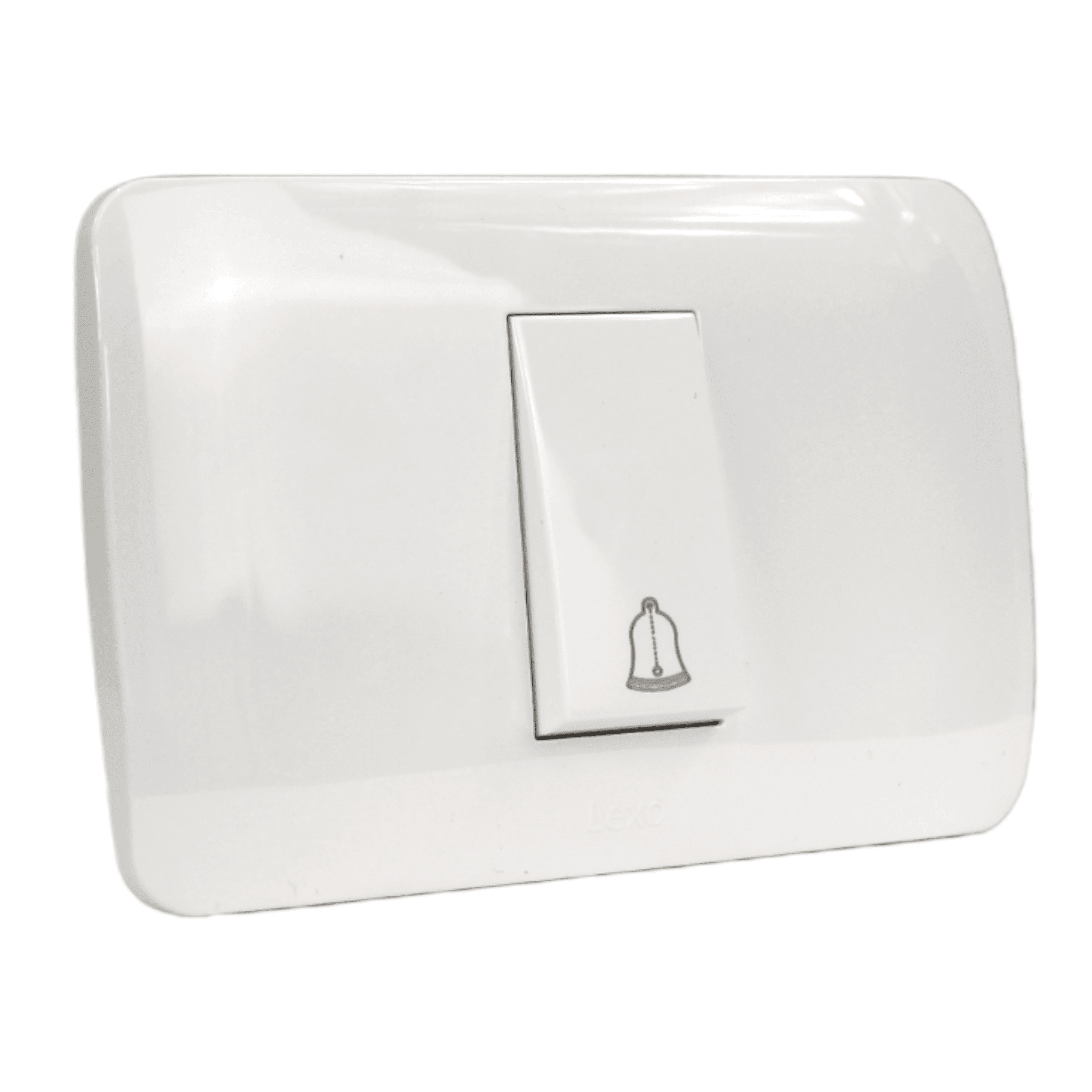 Interruptor timbre 10a Blanco LEXO | Ferrelectrica Materiales Electricos