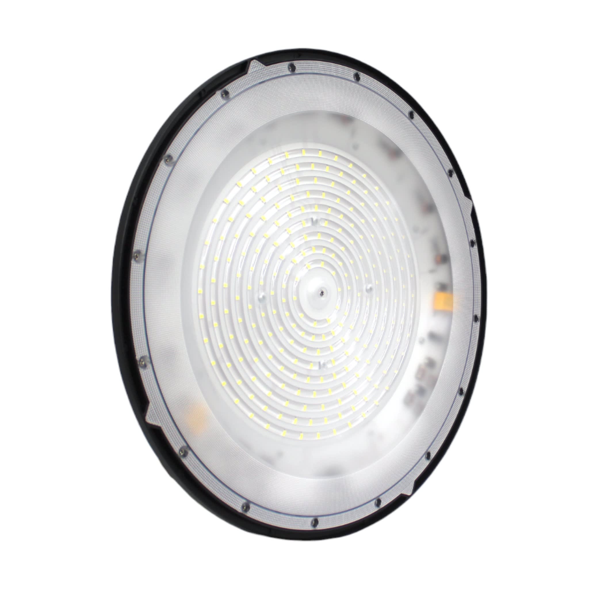 Campana LED UFO FLAT 200W 6000k MEGABRIGHT | Ferrelectrica Materiales ...