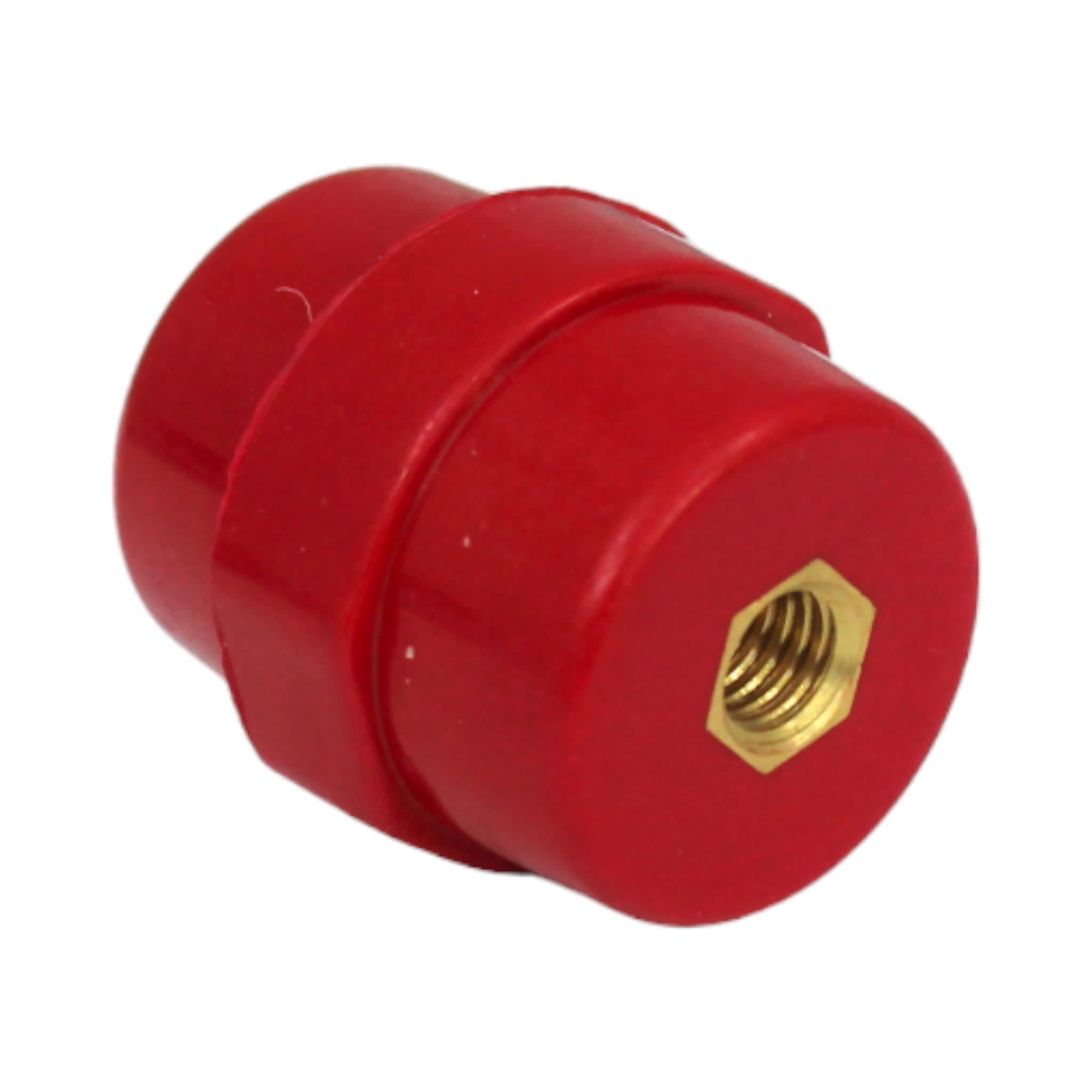 Aislador De Resina Barril 35/30 X 35 Hilo M8 Rojo | Ferrelectrica ...