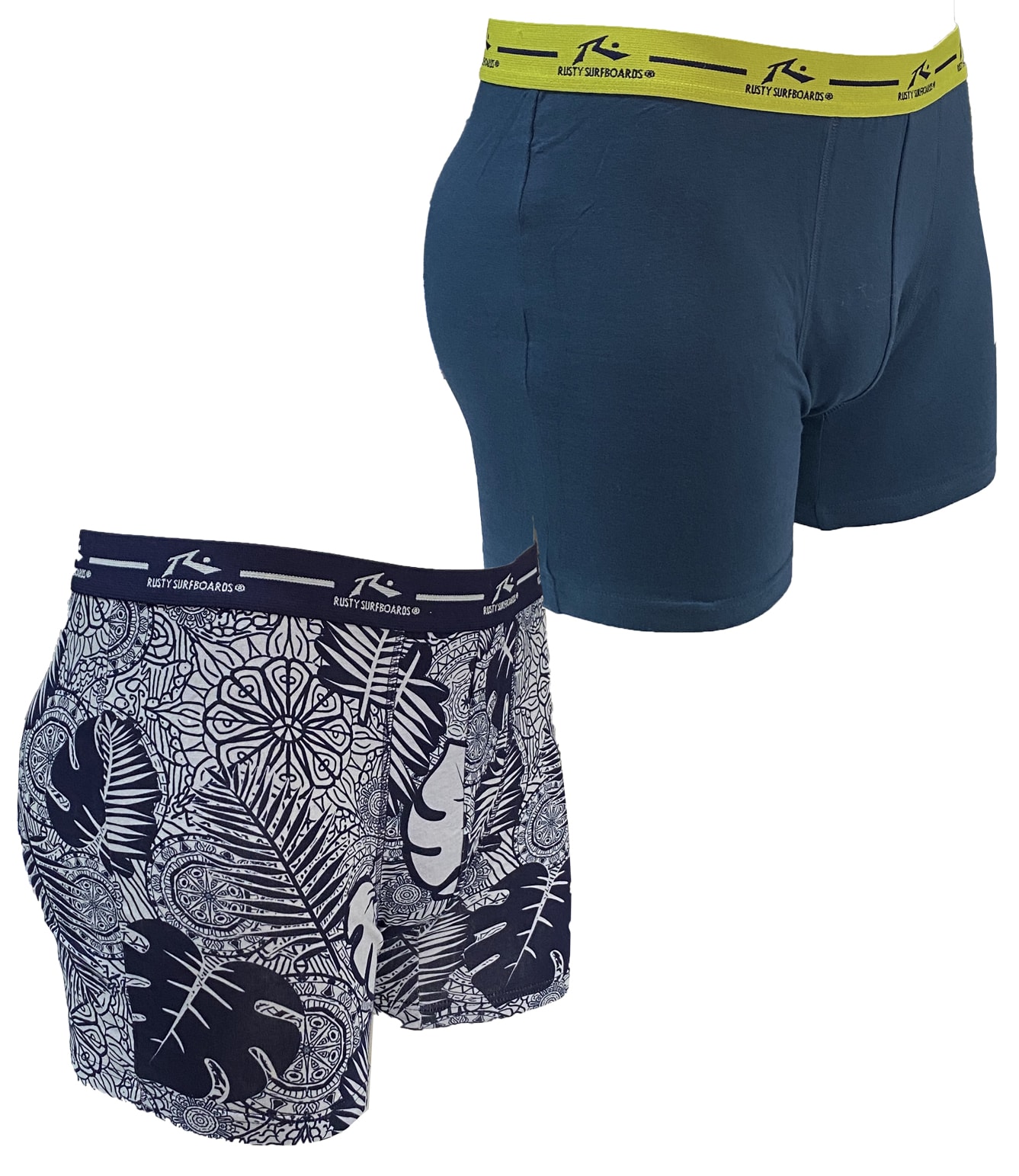 BOXER BI PACK Rusty HOMBRE HIGGS Gris / Azul Marino | Peak Performance