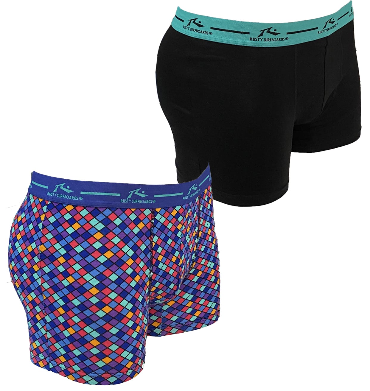BOXER BI PACK Rusty HOMBRE HIGGS Azul / Negro | Peak Performance