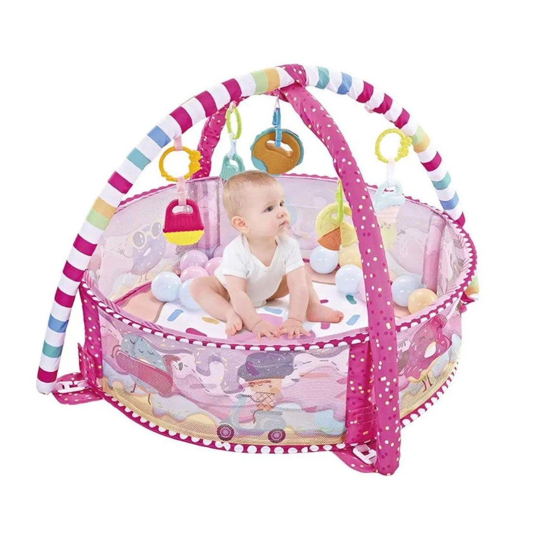 Gimnasio 3 en 1 para bebés Rosado | Baby Nissi Coyhaique: Tienda de bebés