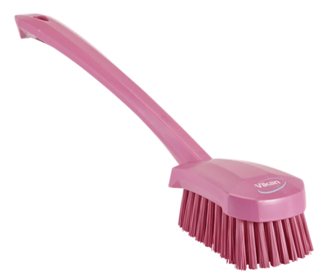 CEPILLO CERDA DURA MANGO LARGO ROSADA | Comercial Masol Ltda.