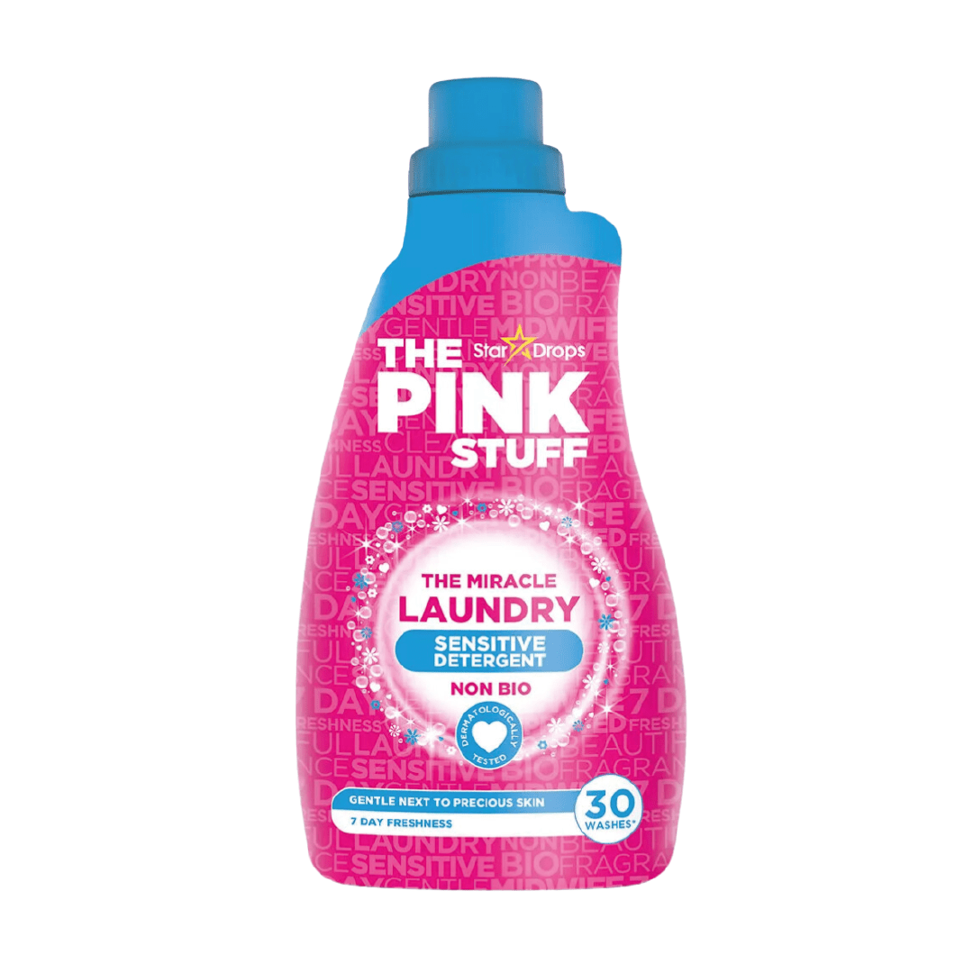 DETERGENTE LIQUIDO HIPOALERGENICO CONCENTRADO 960 ML THE PINK STUFF ...