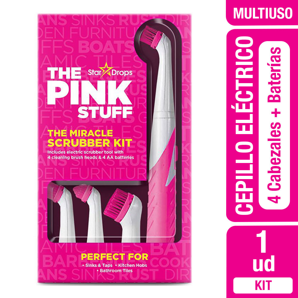 CEPILLO ELECTRICO KIT THE PINK STUFF | Comercial Masol Ltda.