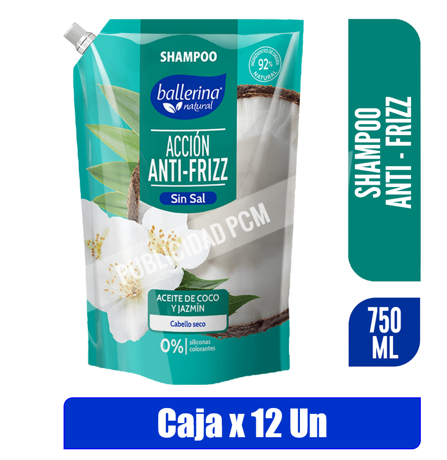 SHAMPOO BALLERINA COCO JAZMIN 750 | TIENDA DISTRIBUIDOR MAYORISTA