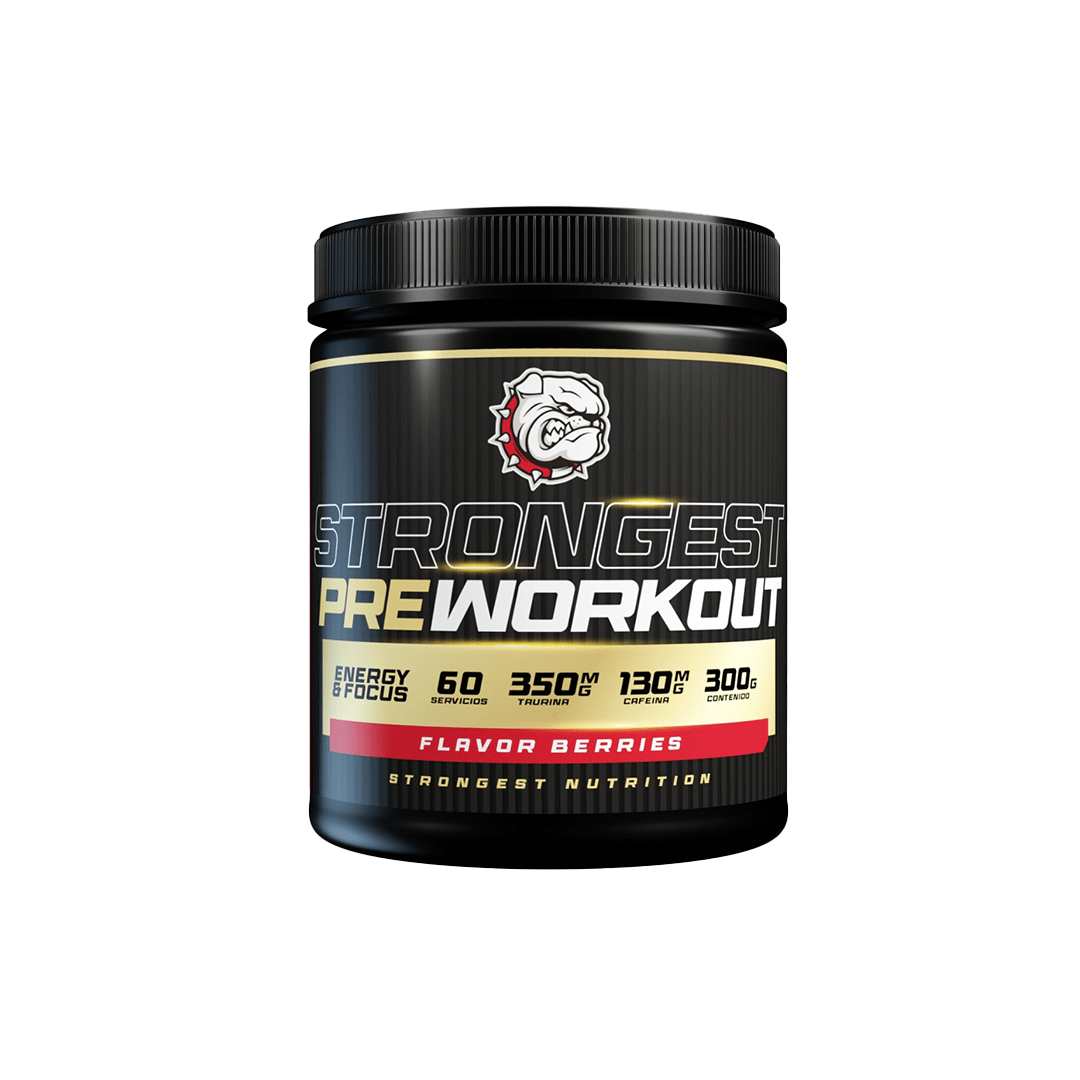 PRE ENTRENO STRONGEST PRE WORKOUT (300 GR) | Suplementos Gold | Tienda ...