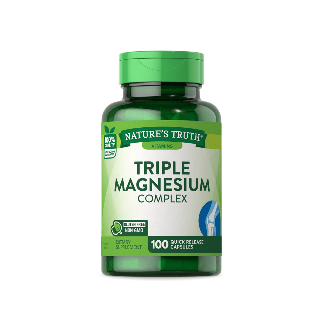 TRIPLE MAGNESIUM COMPLEX NATURES TRUTH (100 CAPS) | Suplementos Gold ...