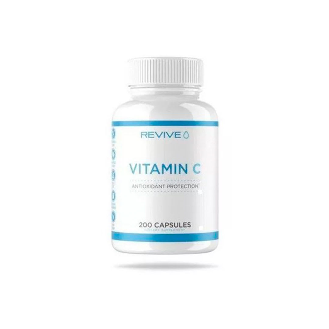 VITAMINA C REVIVE (200 CAPS) | Suplementos Gold | Tienda de suplementos alimenticios y deportivos.