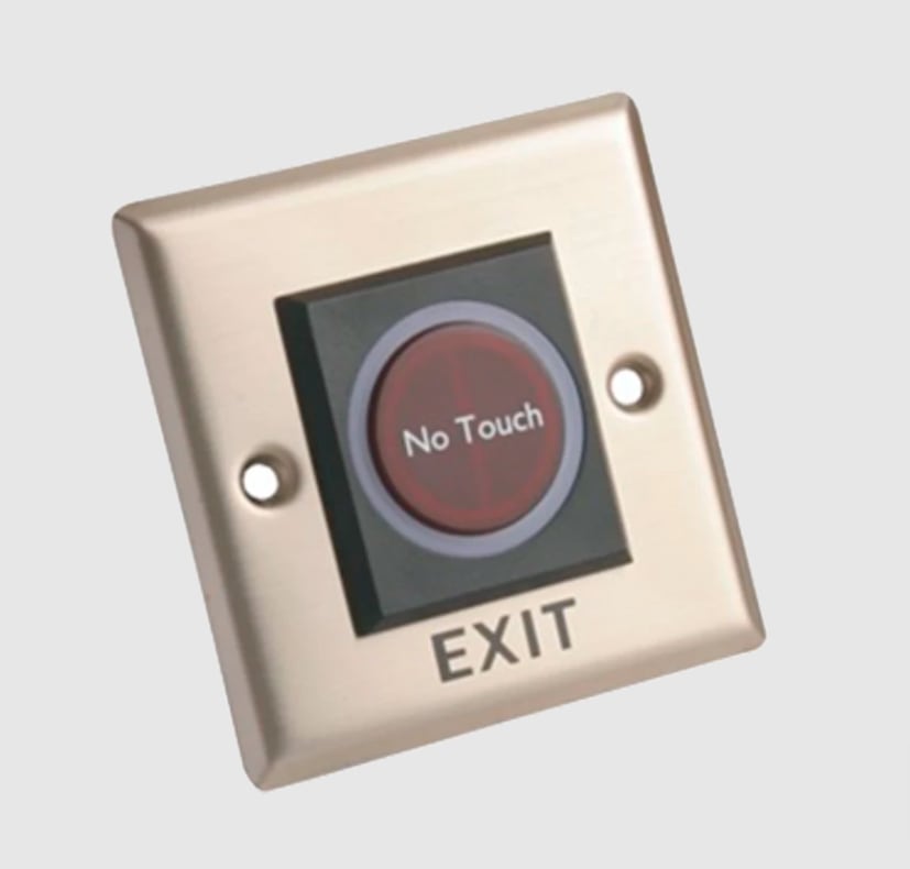Boton Exit No Touch Cuadrado | Impotec