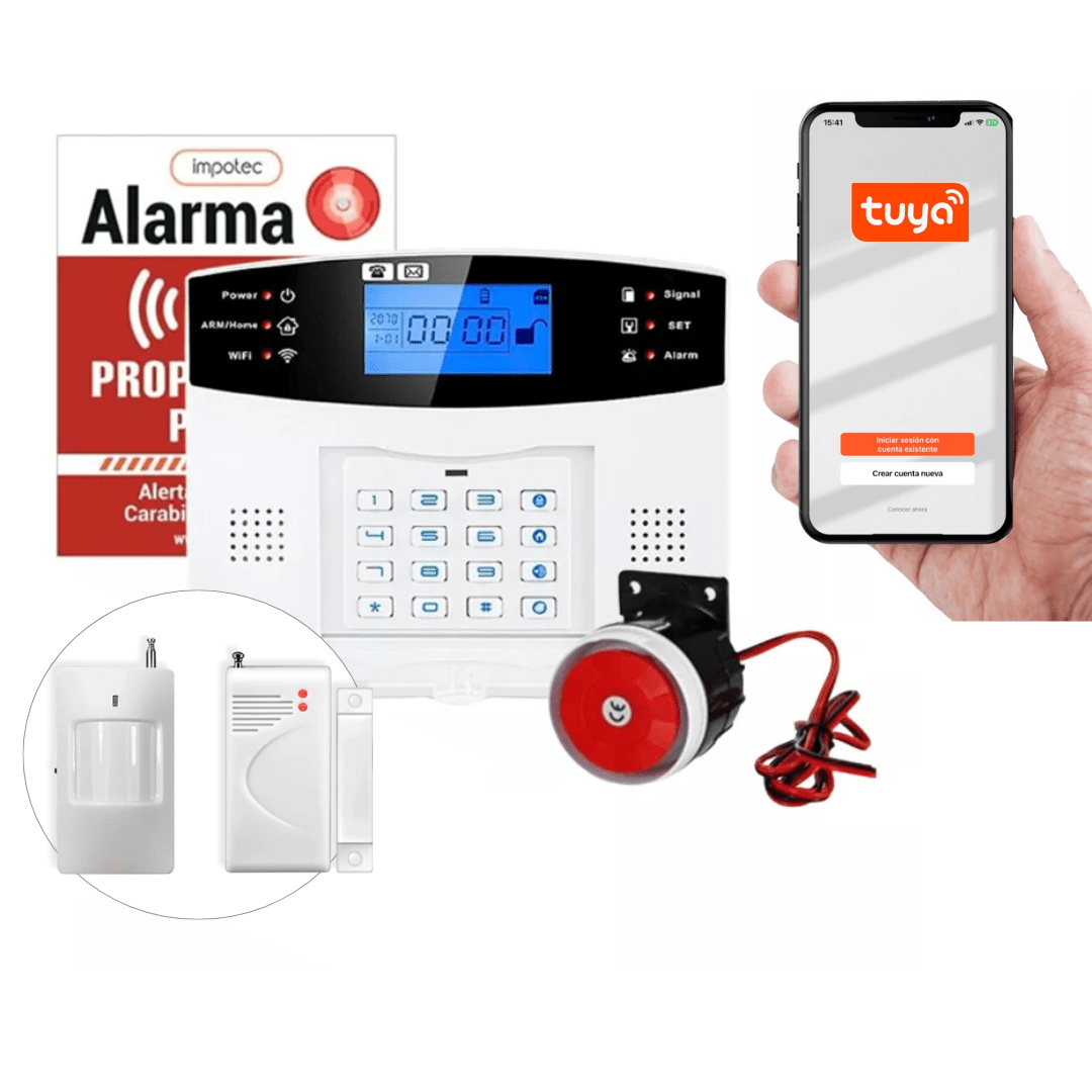 Kit Alarmas Wifi 4G | Impotec