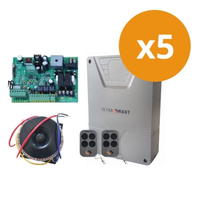 Kit Porton Automatico Batientes 2 Hojas 200kg 2.5mt | Impotec