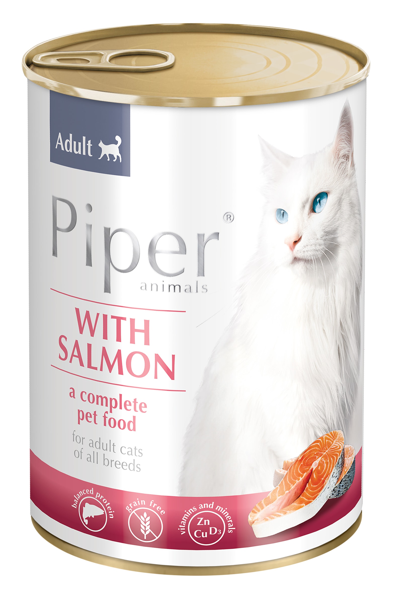 Piper Cat con Salmón 400 gr. | skinvet