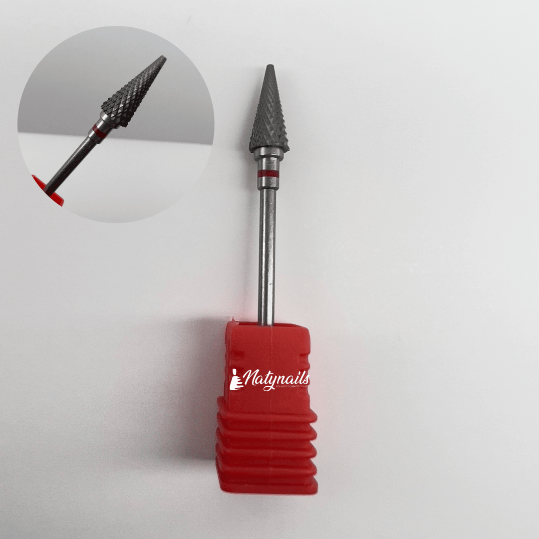 FRESA PIRAMIDE-CONICA CARBURO | Naty Nails