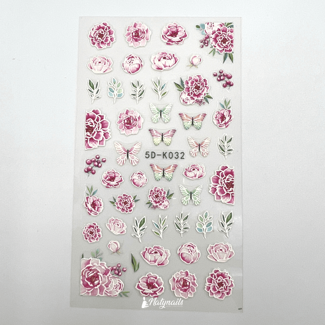 STICKERS 5D K032 | Naty Nails