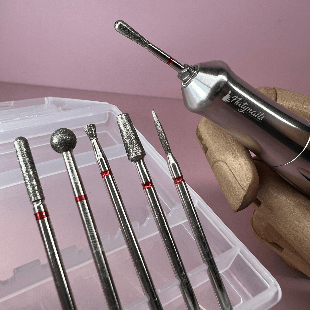 KIT FRESAS DE MANICURE RUSA CARBURO #4 | Naty Nails