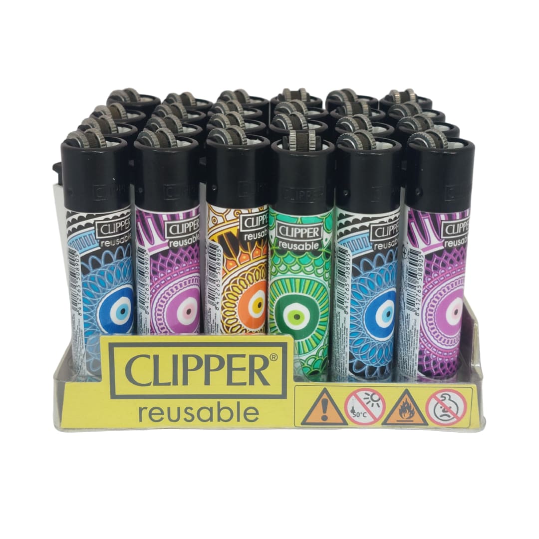Encendedor Clipper Display 24 unidades | Shopbox Importaciones