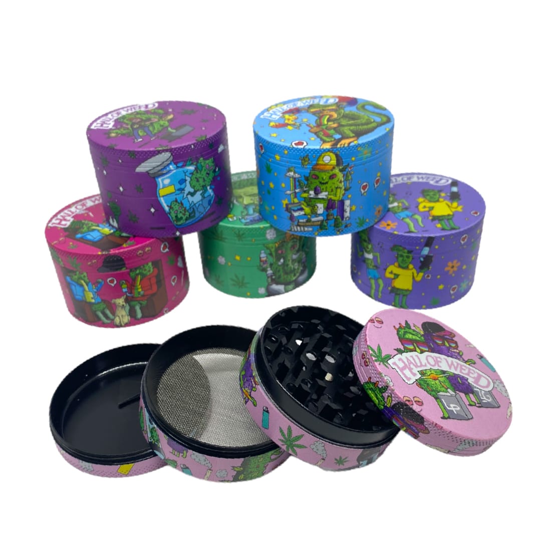 Moledor Hall Of Weed Cogollo Colores | Shopbox Importaciones