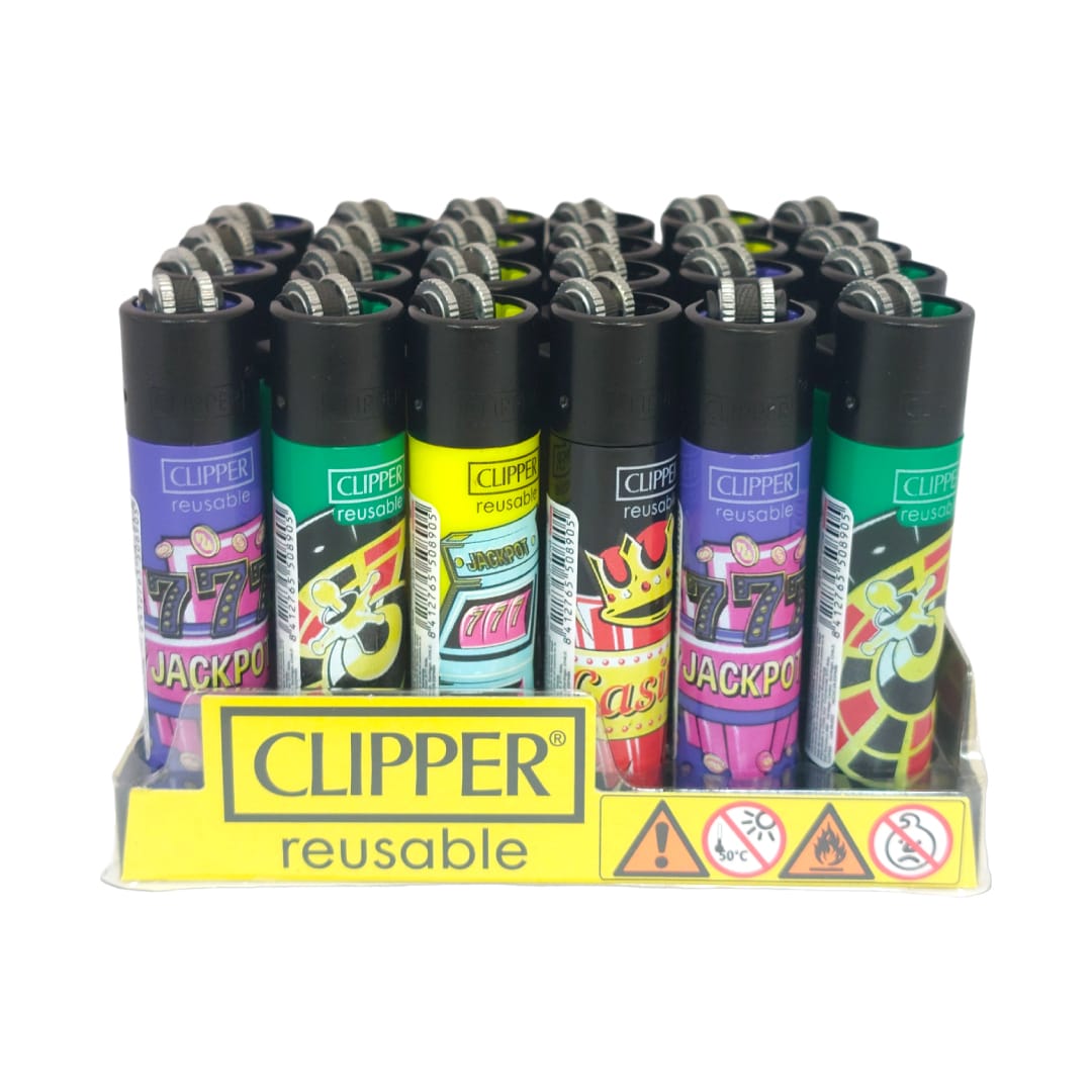 Encendedor Clipper Display 24 unidades | Shopbox Importaciones