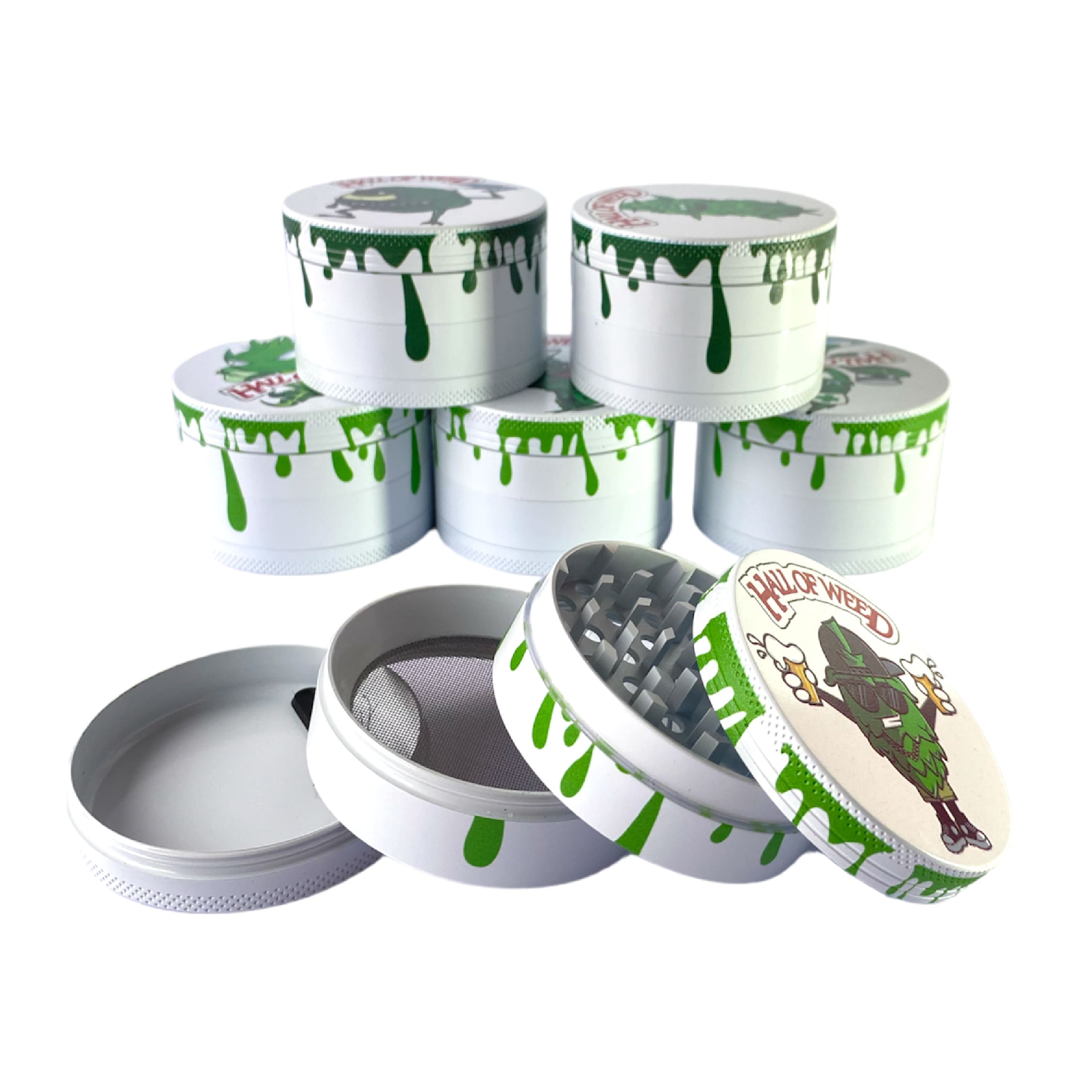 Moledor Hall Of Weed Cogollo Colores | Shopbox Importaciones