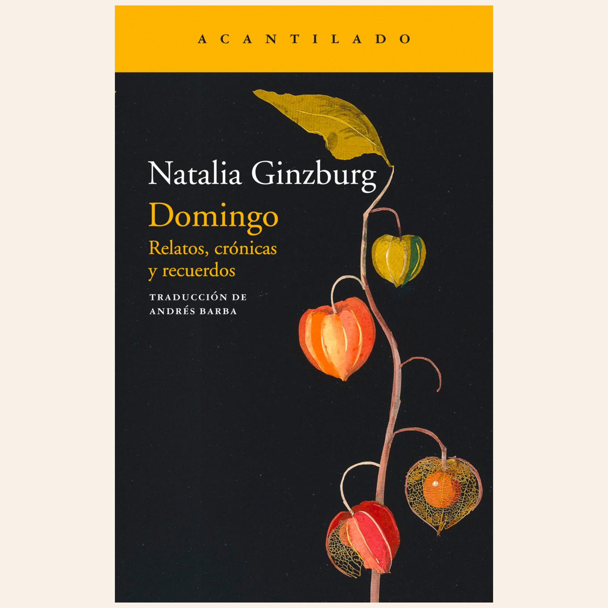 Domingo | Natalia Ginzburg | Una casa de Cartón