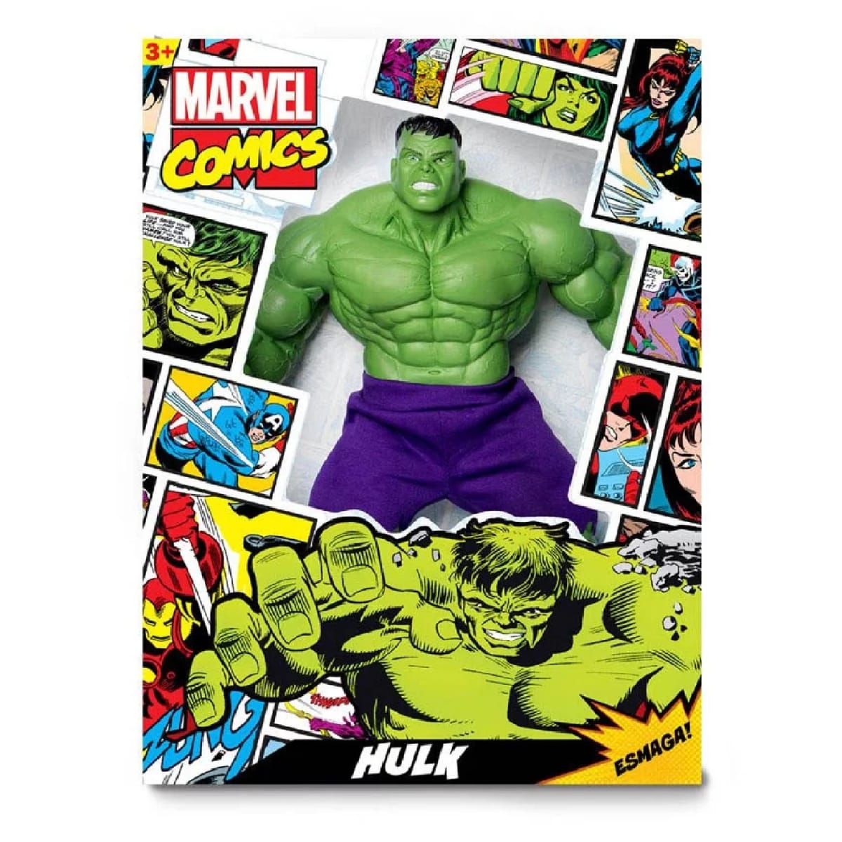 Muñeco Gigante Hulk Comic 45 cm | Detalles Valentina