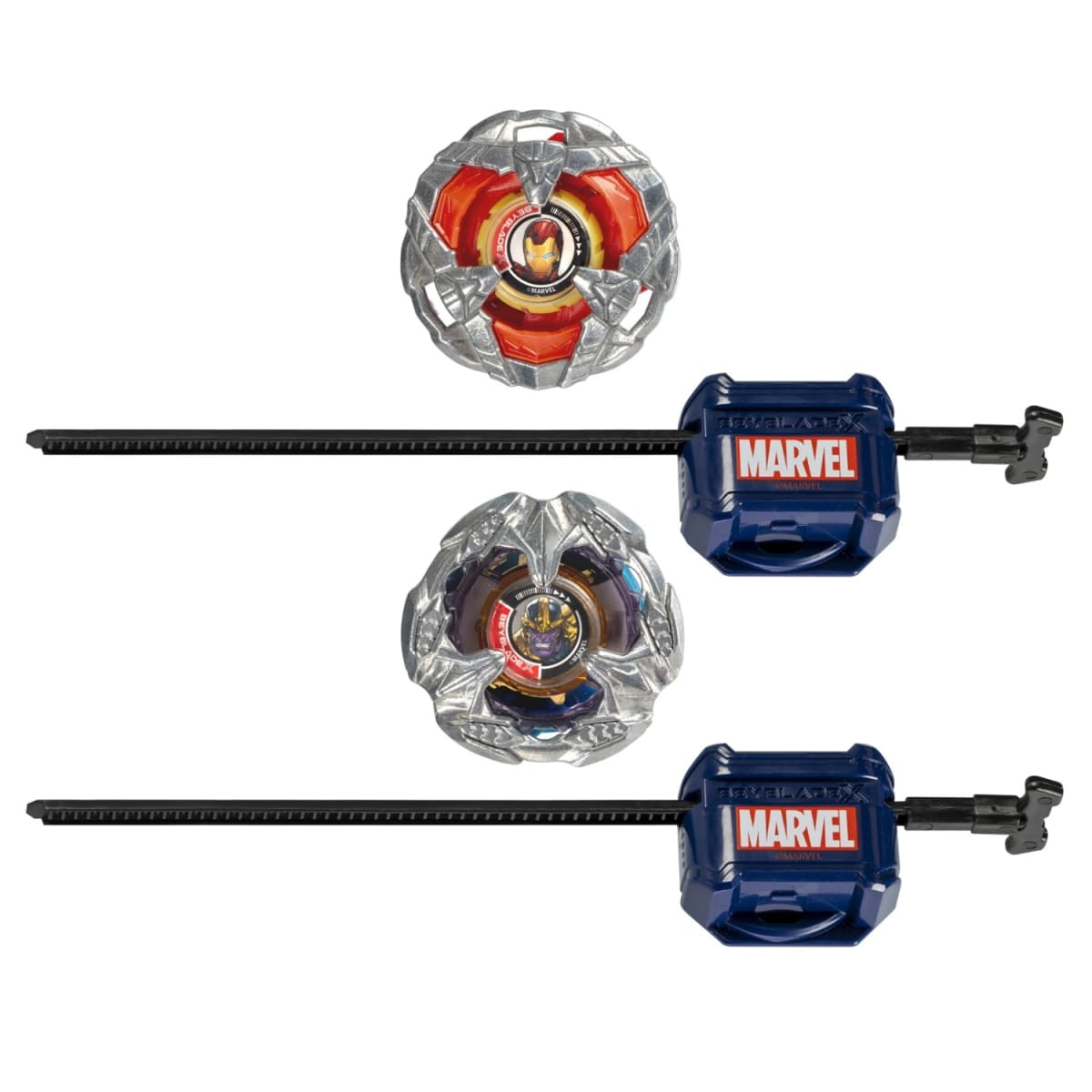 Beyblade X Duo Pack Iron Man Vs Thanos | Detalles Valentina