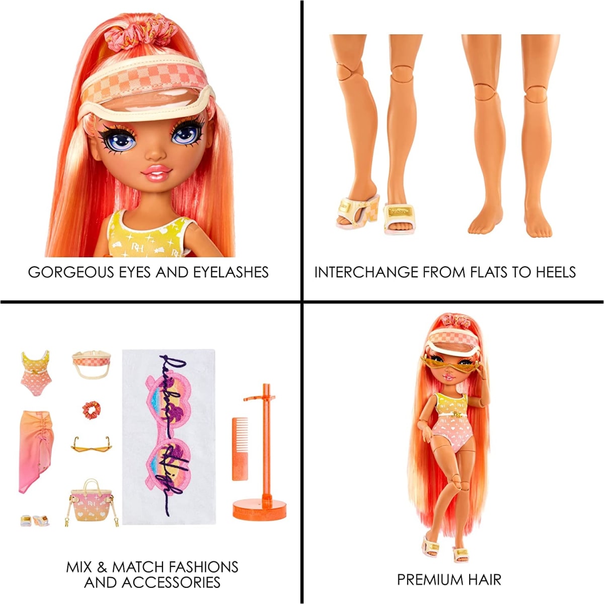 Muñeca Rainbow High Pacific Coast Simone Summers | Detalles Valentina
