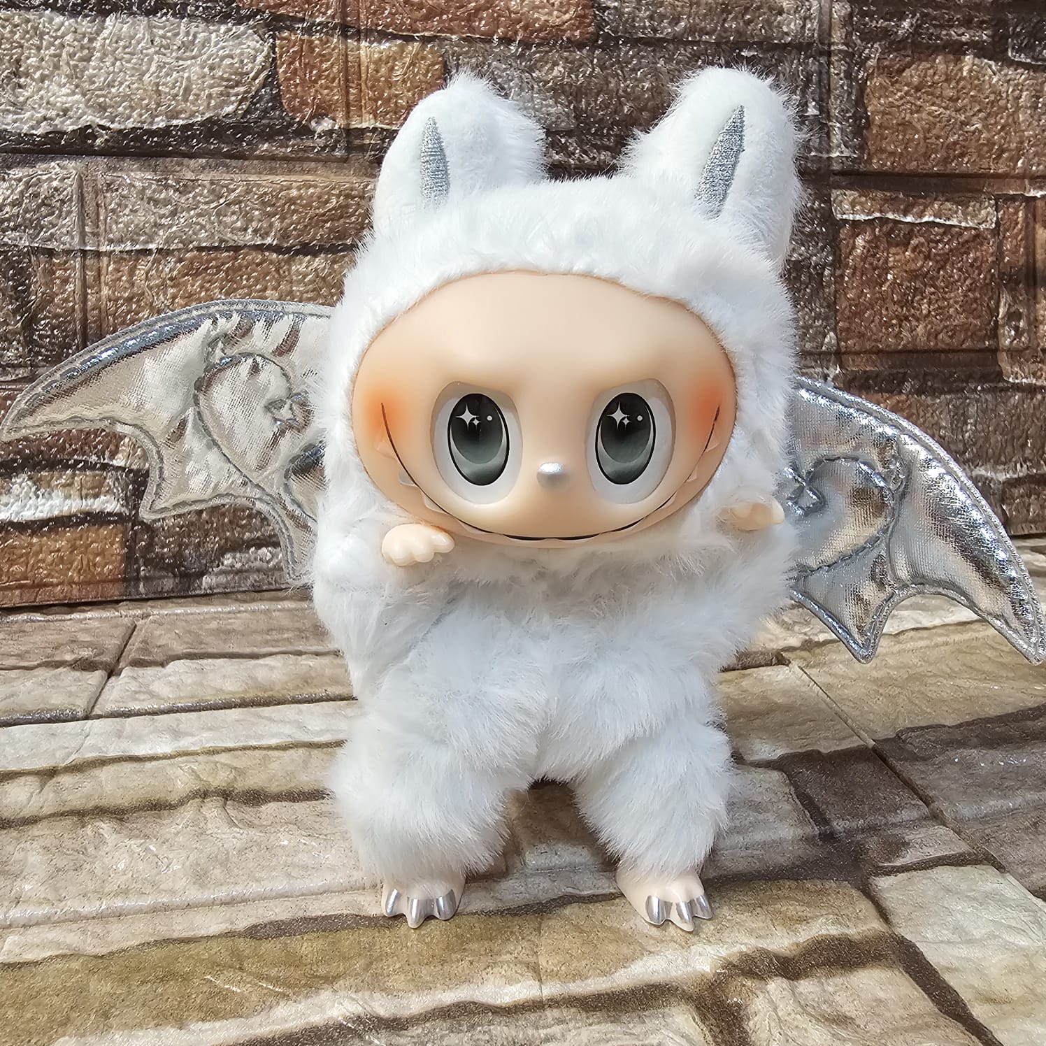 Dupe Labubu Zimomo Angel in Clouds Edición Especial Réplica | Detalles Valentina