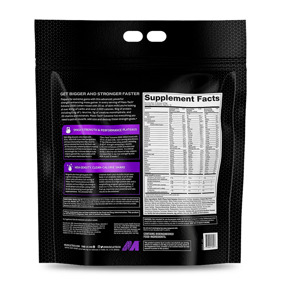 Mass Tech 20 lbs | BUDAS NUTRITION | SUPLEMENTOS Y VITAMINAS