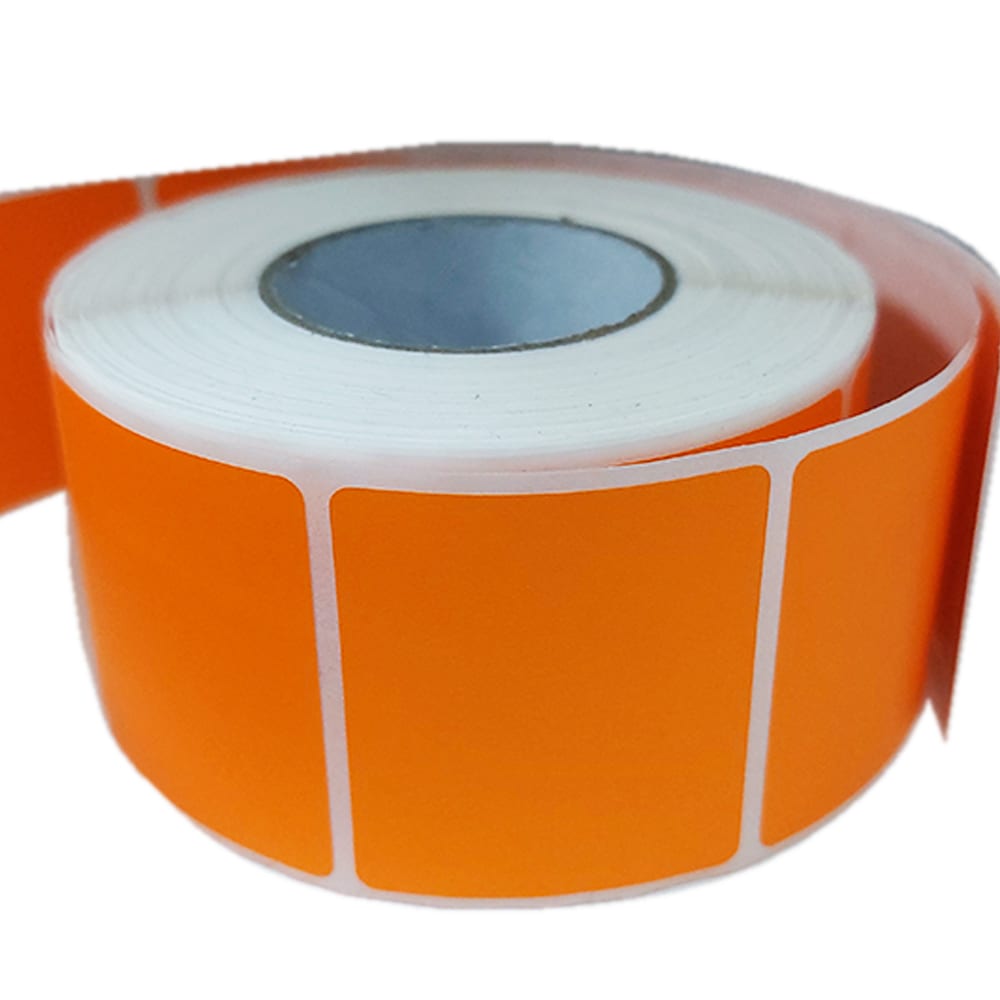 Rollo De Etiqueta Térmica Naranjo 800 Unidades Galf Electronica