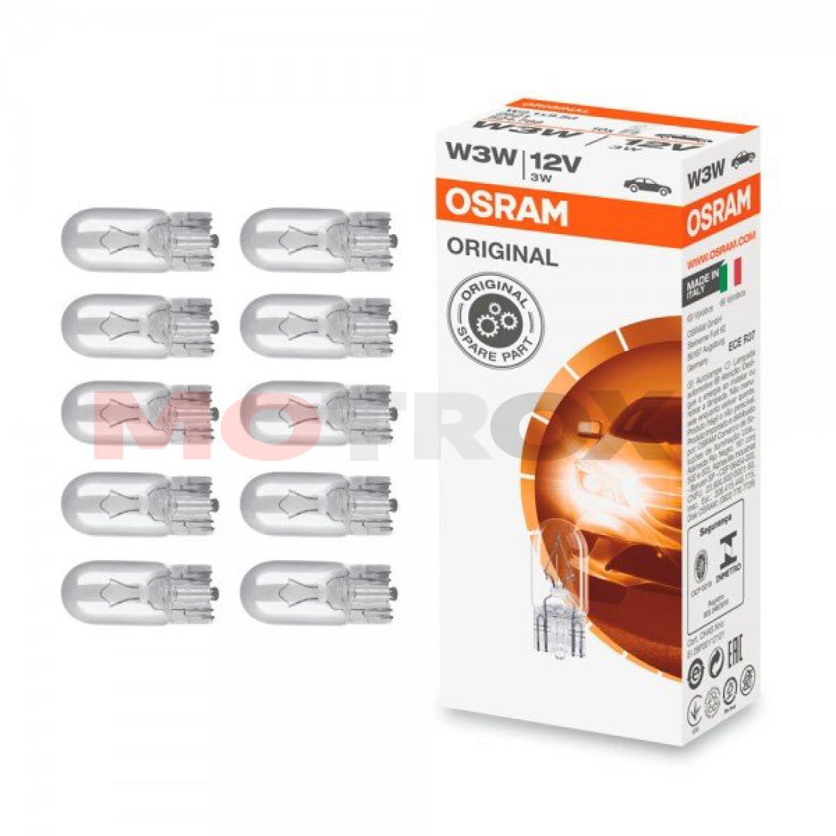 FOCO W5W 24V - PACK X 10 UND | MOTROX