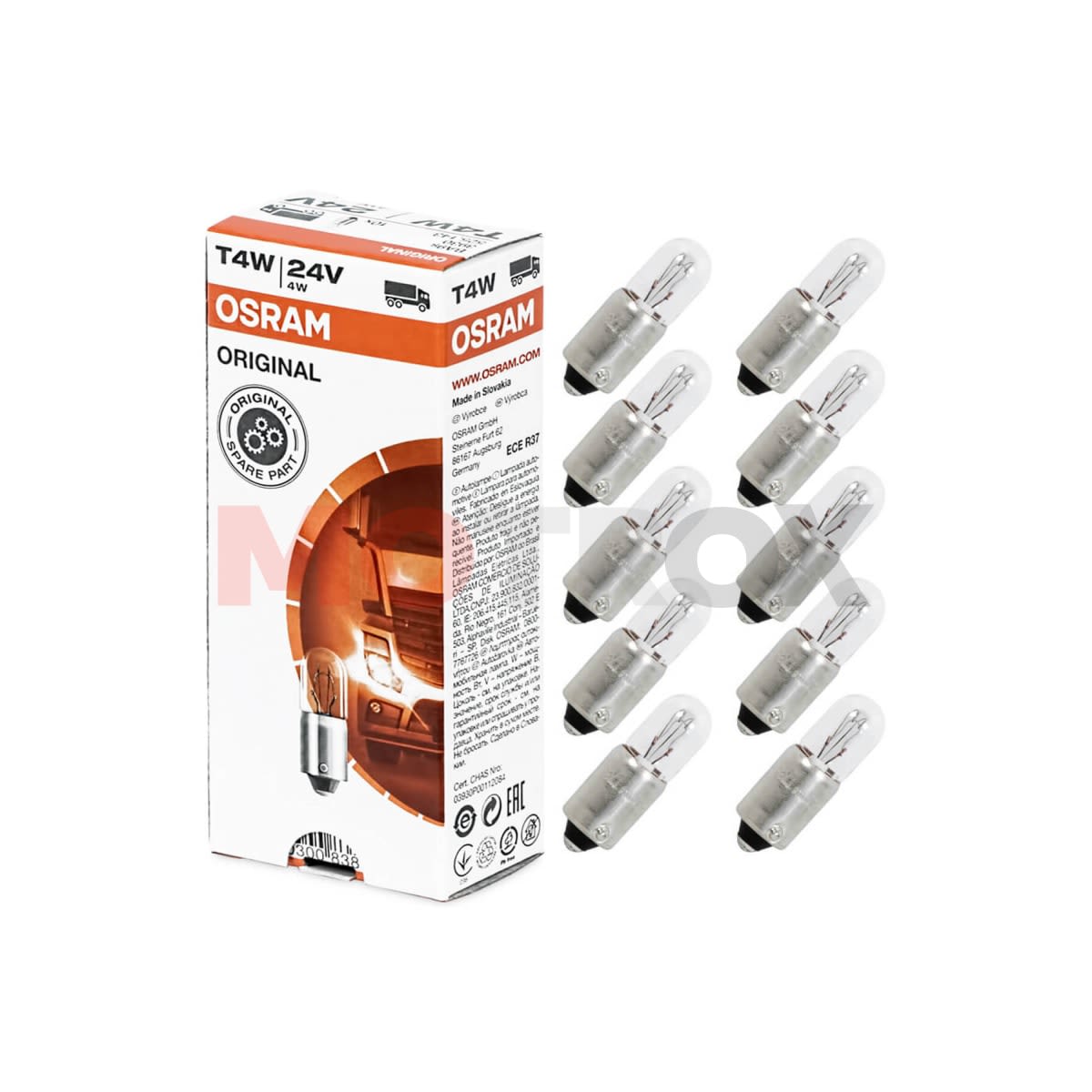 FOCO T4W 24V - PACK X 10 UND | MOTROX