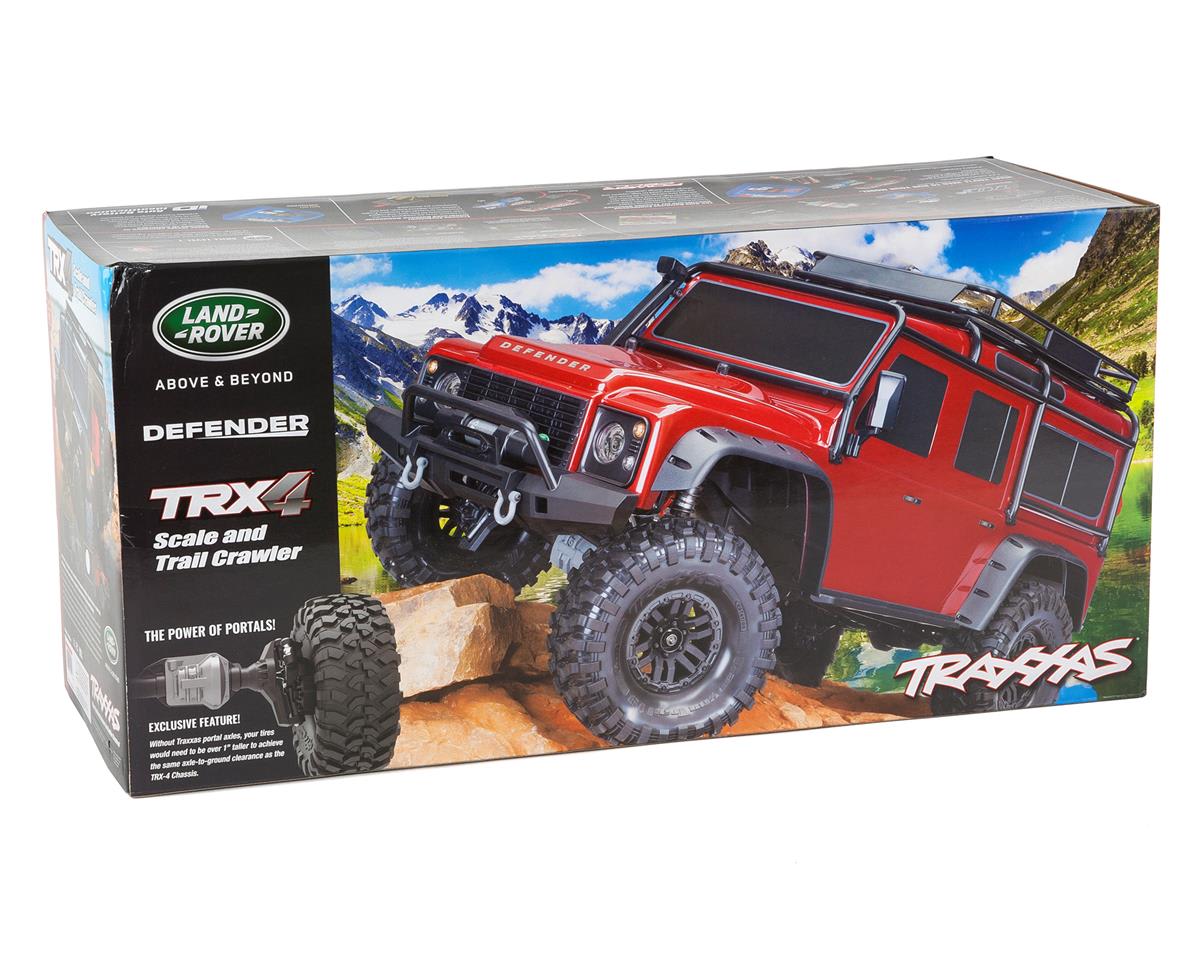Traxxas TRX-4 1/10 Scale Trail Rock Crawler w/Land Rover Defender Body ...