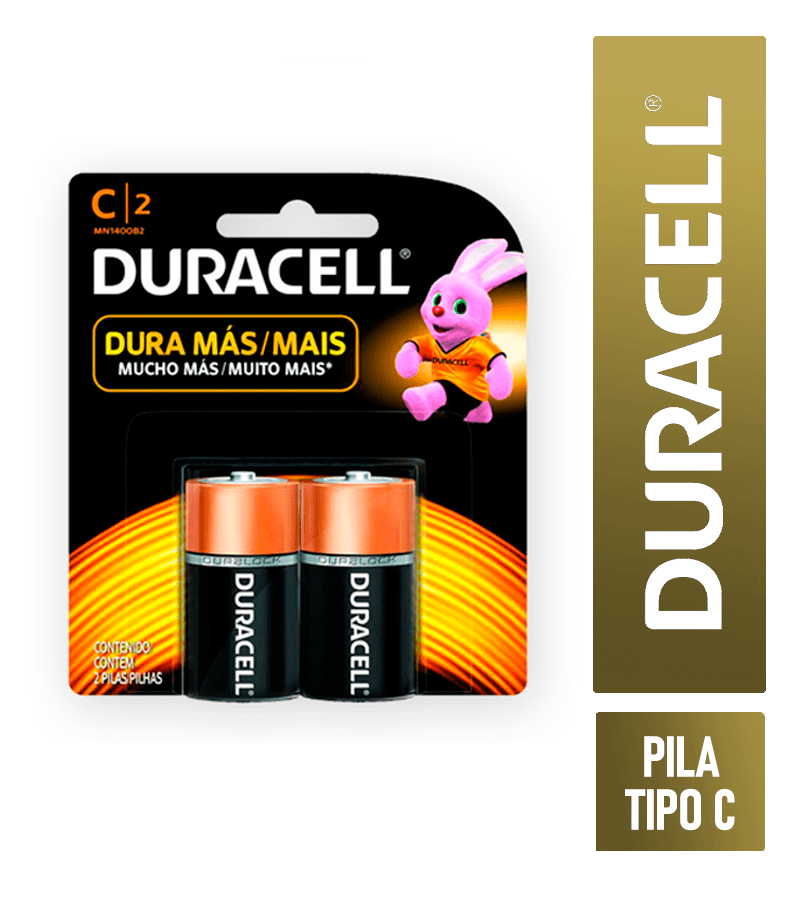 Duracell Pila alcalina Tipo C (2) | xrchobbies