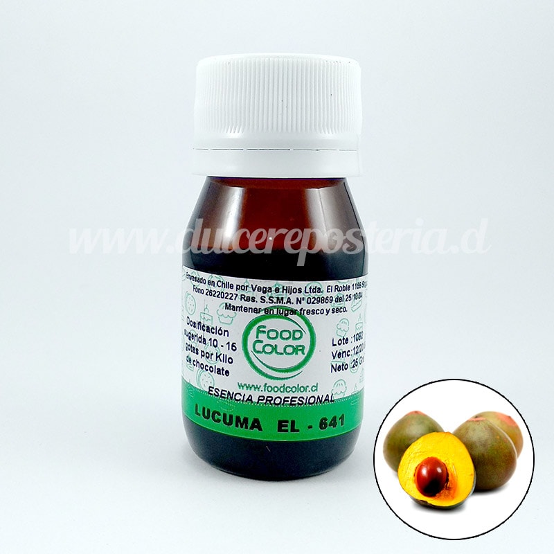 Esencia Food Color 25 gr. Lúcuma | TiendaDulce.cl