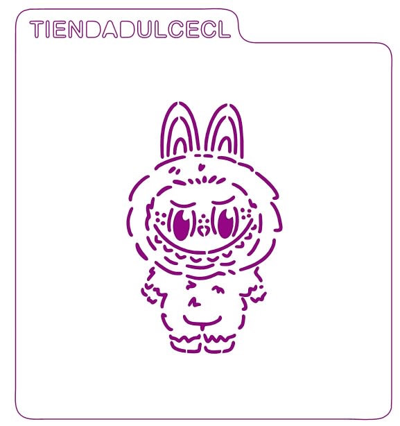 Stencil Labubu N°1 | TiendaDulce.cl