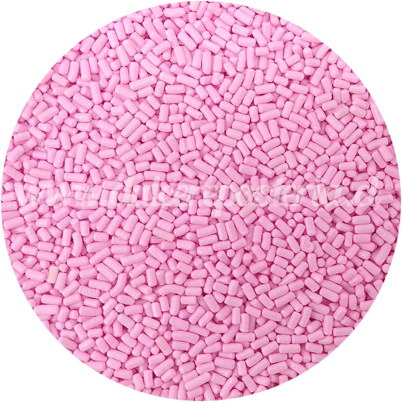 Decoración Granillo Rosado 100 gr. | TiendaDulce.cl