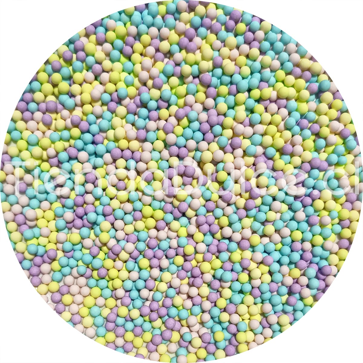 Decoración Perla Pastel Mate 4 mm. 70 gr. | TiendaDulce.cl