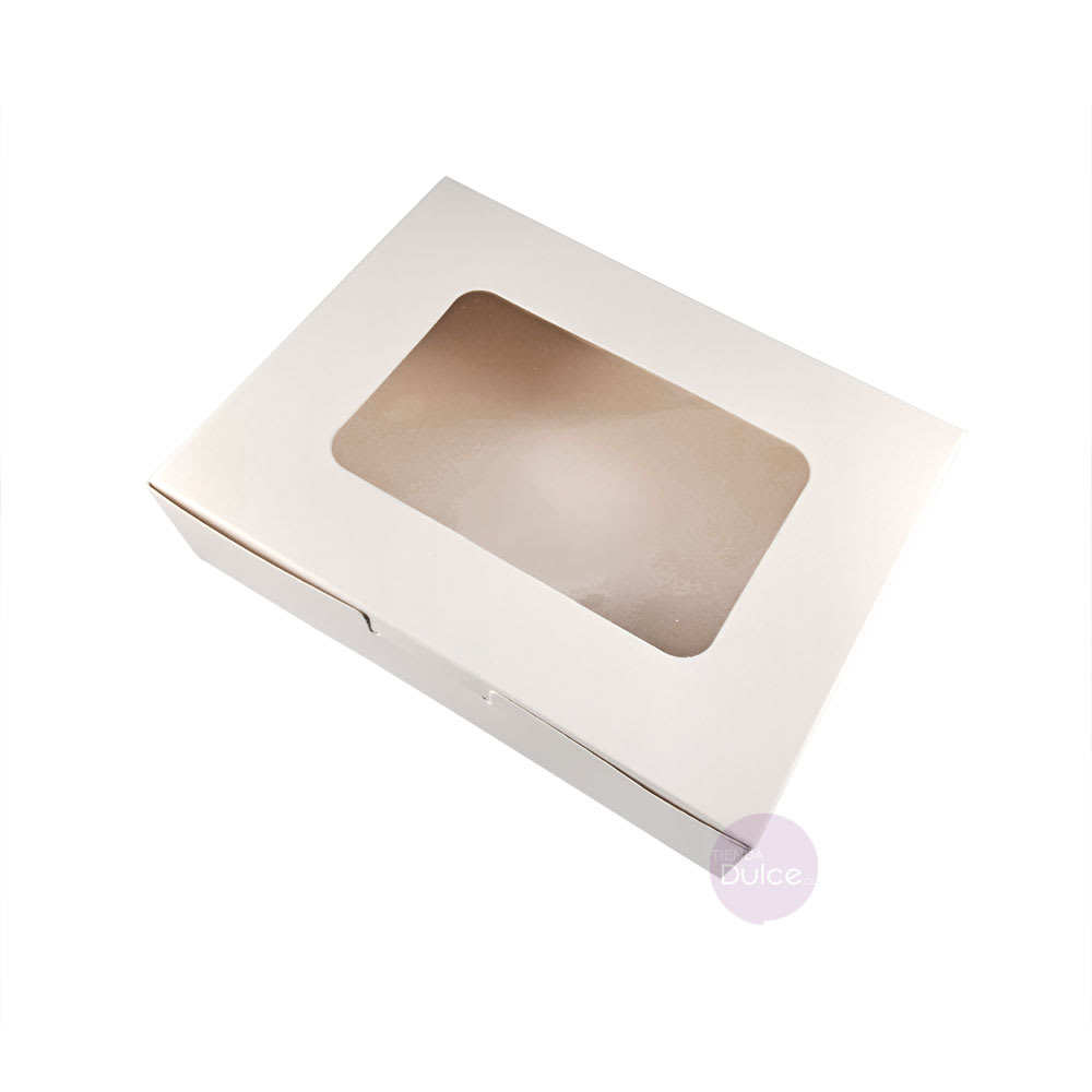 Caja Cartulina 20x15x5 cm. Blanca | TiendaDulce.cl