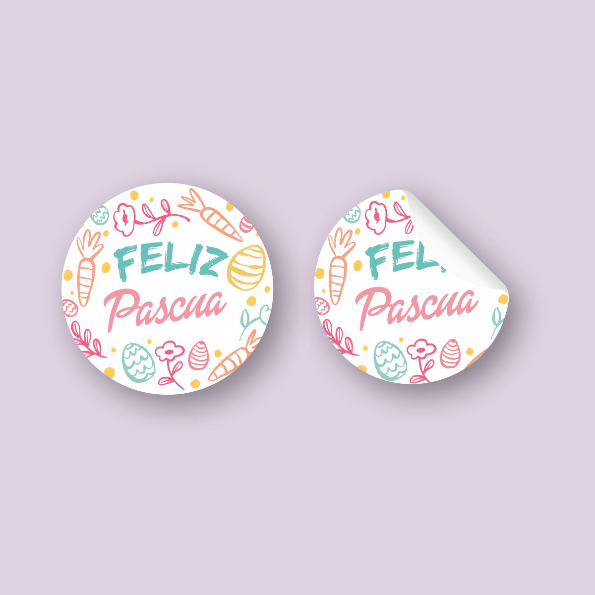 Stickers Pascua N°3 - 24 Unidades | TiendaDulce.cl