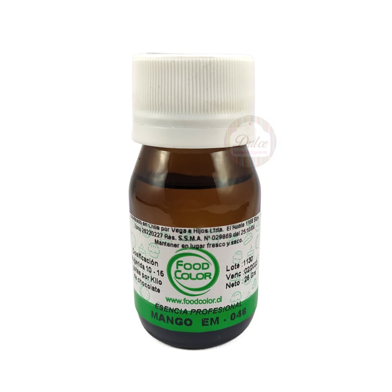 Esencia Food Color 25 gr. Mango | TiendaDulce.cl