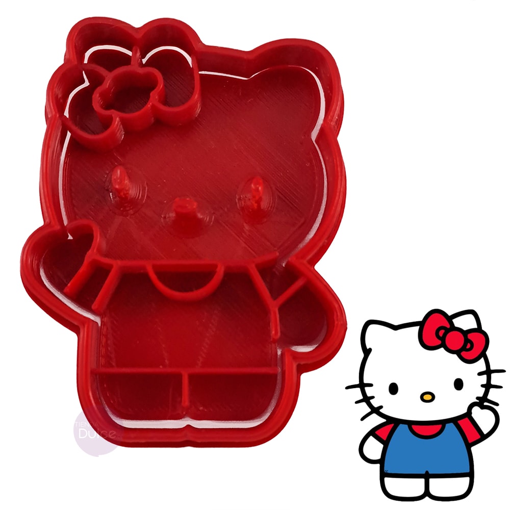 Cortador + Marcador Hello Kitty Plástico | TiendaDulce.cl