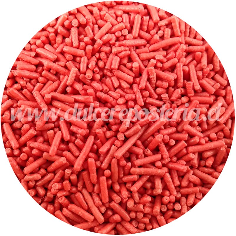 Decoración Granillo Rojo 100 gr. | TiendaDulce.cl