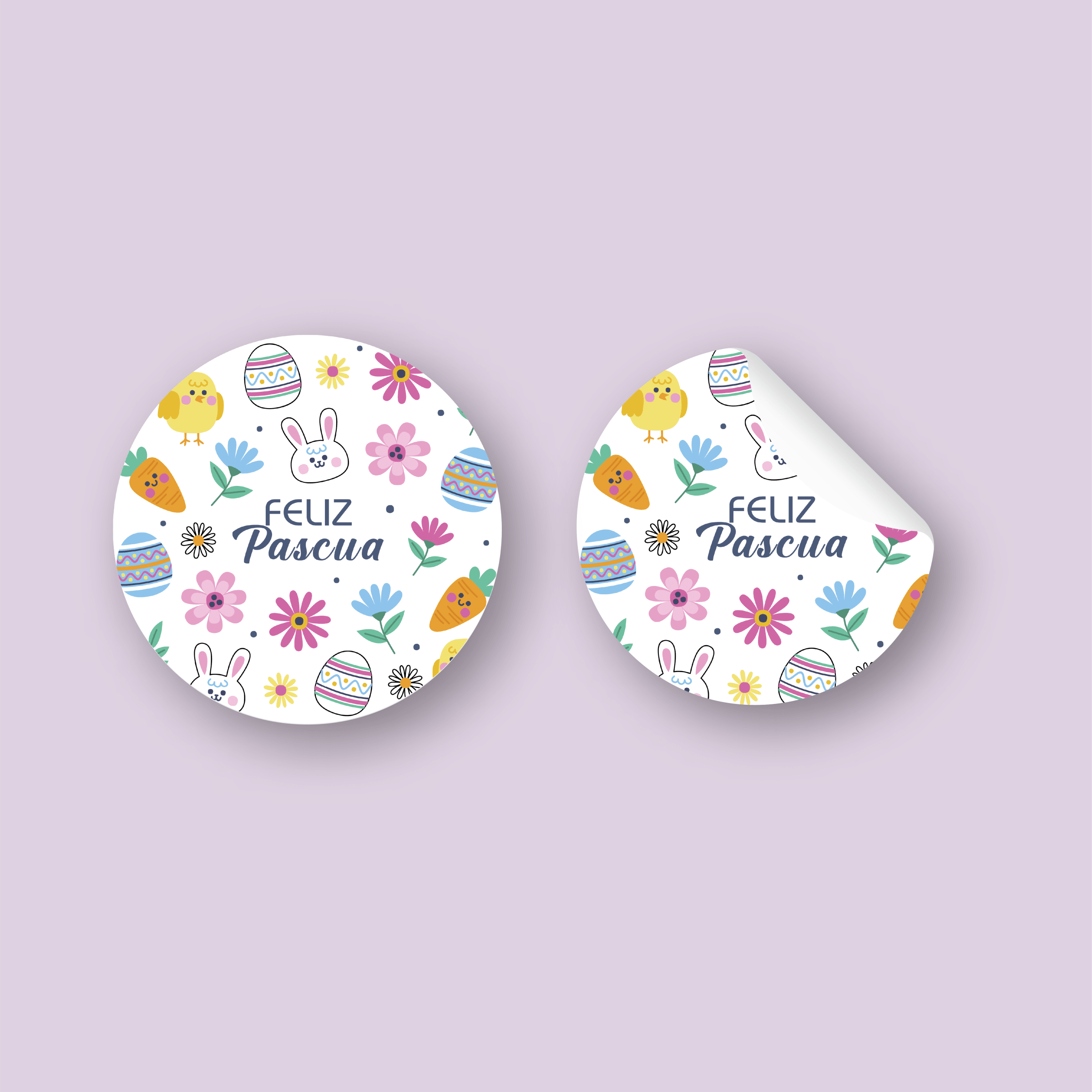 Stickers Pascua N°1 - 24 Unidades | TiendaDulce.cl