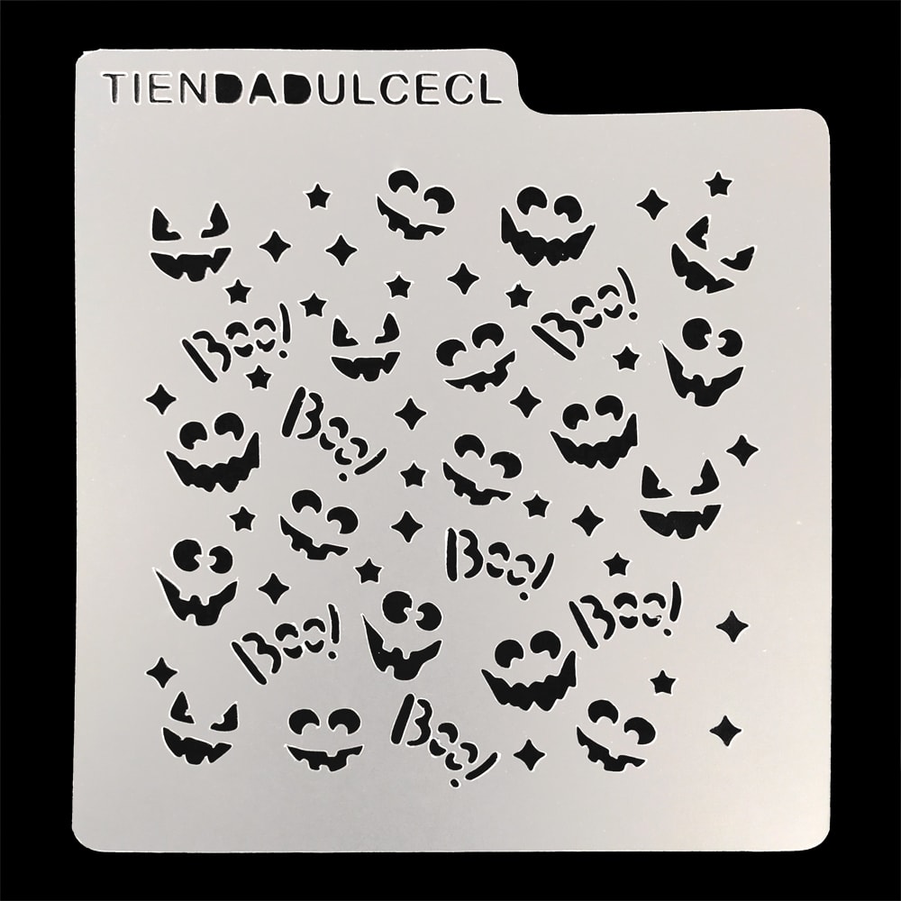 Stencil Cuadrado BOO! | TiendaDulce.cl